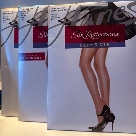 Hanes | Intimates & Sleepwear | 3 Pairs Hanes Silk Reflections ...